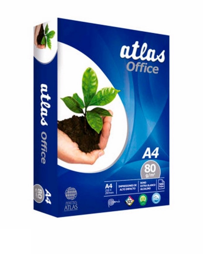 ATLAS BOND A4 75GR 1/2 MLL PREMIUM | Utilero Perú