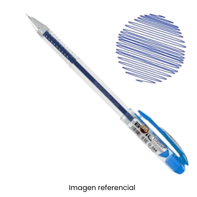 BOIL LAPICERO GEL 0.5MM G-388 AZUL | Utilero Perú