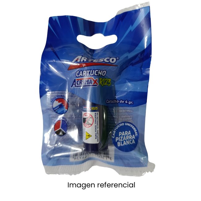 ARTESCO REPUESTO CARTUCHO ACRIMAX R123 AZUL | Utilero Perú
