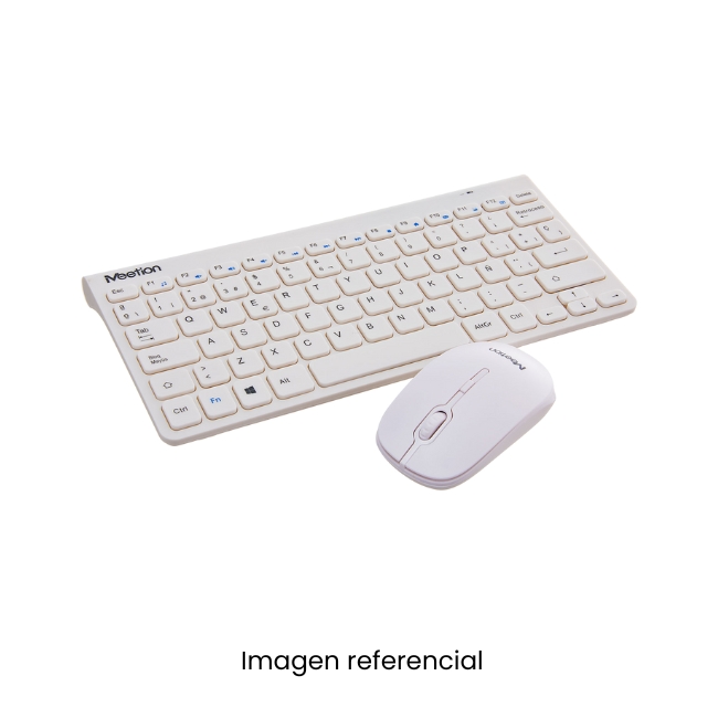 MEETION KIT TECLADO MOUSE INALAMBRICO MINI4000 BLANCO | Utilero Perú